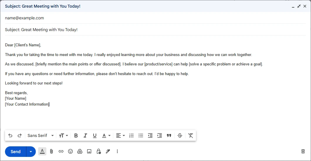 Following Up Email After Meeting: Writing Tips and Templates
