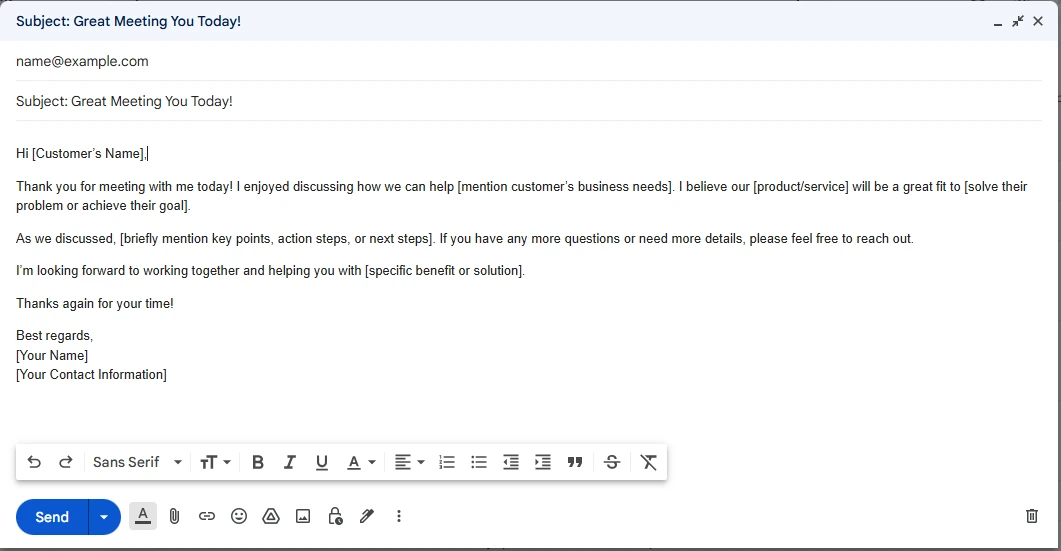 Following Up Email After Meeting: Writing Tips and Templates